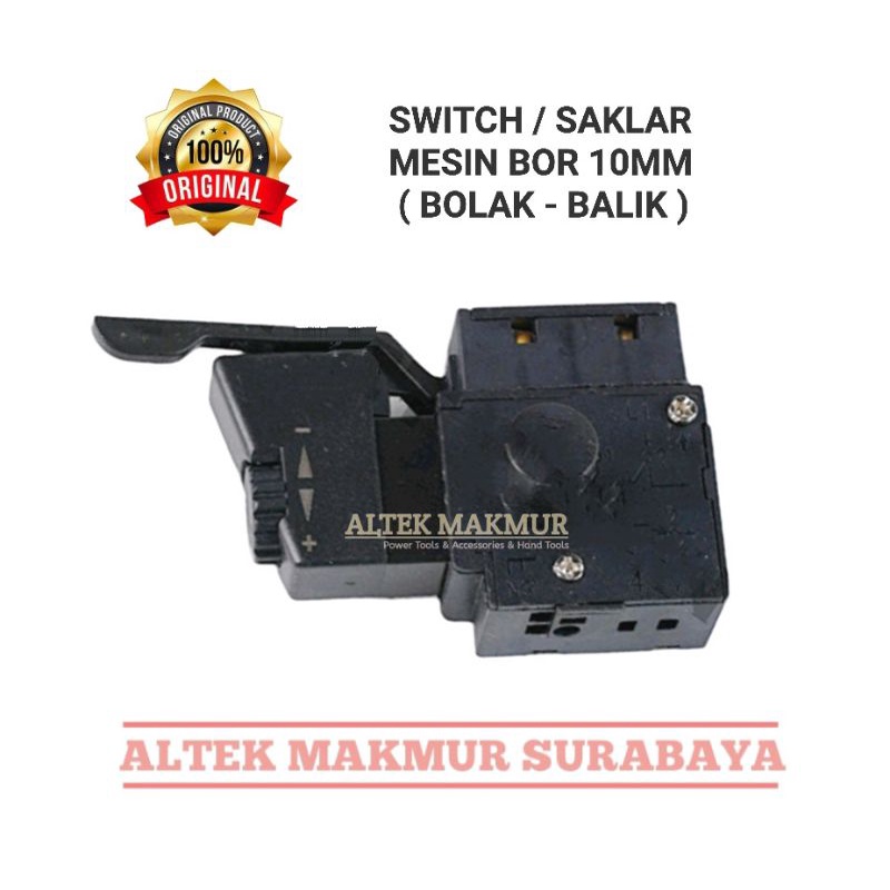 Jual Switch Mesin bor 10mm / Saklar Mesin Bor 10 mm Bolak Balik ...