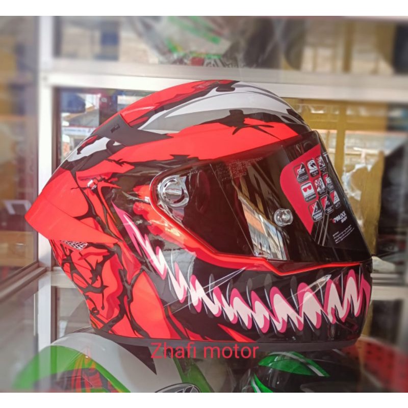 Jual Helm kyt tt couse motif limited edition# marvel carnage#marvel ...