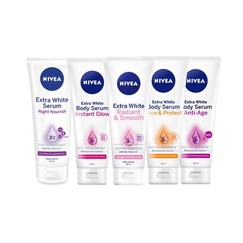 Jual NIVEA BODY CARE SERIES | BODY SERUM | BODY LOTION | BODY CREAM ...