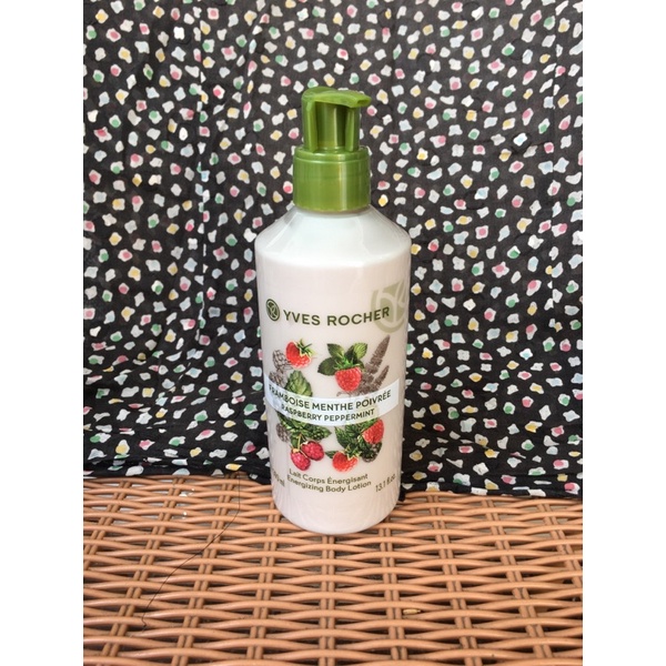 Jual Yves Rocher Original Raspberry Peppermint Energizing Body Lotion ...