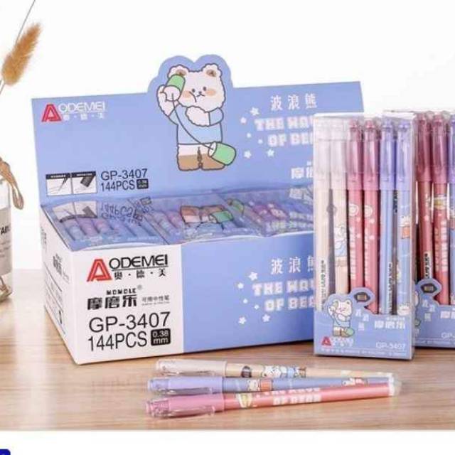 Jual Pen ODEMEI karakter isi 12pcs bisa di hapus | Shopee Indonesia