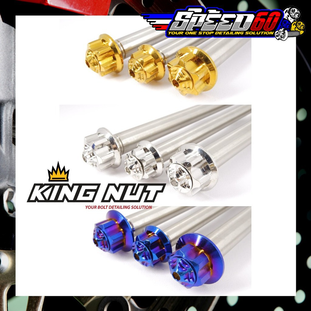 Jual Set As Roda Rx King Probolt Thailand Stainless Steel King Nut ...