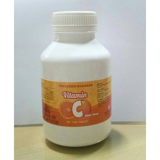 Jual PROMO! Vitamin C 25mg 1000 tablet/botol | Shopee Indonesia