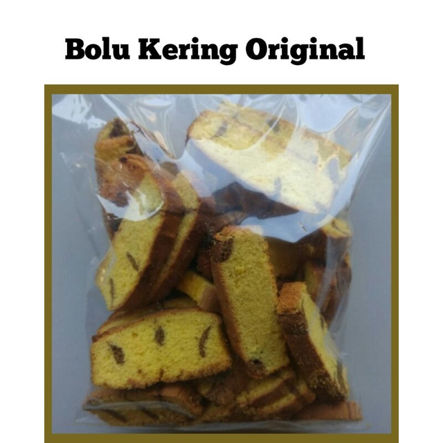 Jual Bolu Kering Original 250 gram Kue Kering Bolu Panggang Manis ...