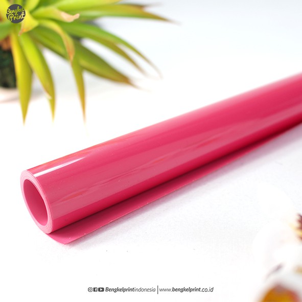 Jual Polyflex PVC Magenta Asli Korea (0,5meter X 1meter) | Shopee Indonesia