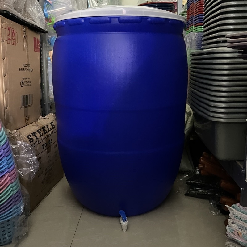 Jual TONG AIR / TONG AIR + KRAN GREEN LEAF 60 90 120 150 LITER WADAH ...