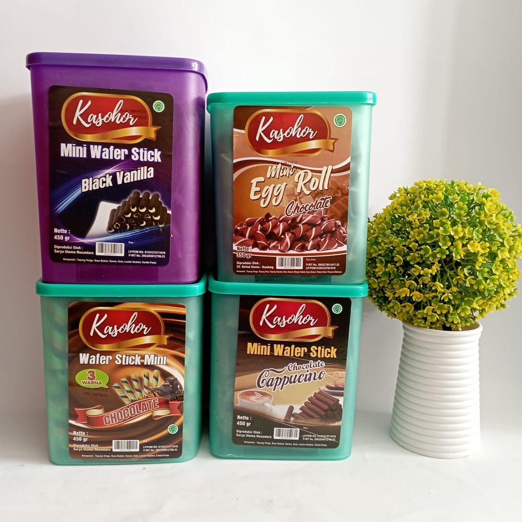 Jual KASOHOR WAFER ROLL 450 GRAM - Wafer Roll Toples/Wafer Roll Mini ...