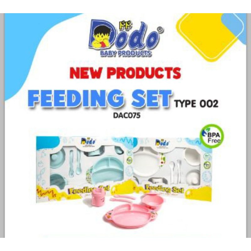 Jual FEEDING SET BABY NISHIKAWA DODO LUSIANA TEMPAT MAKAN MANGKOK GELAS ...
