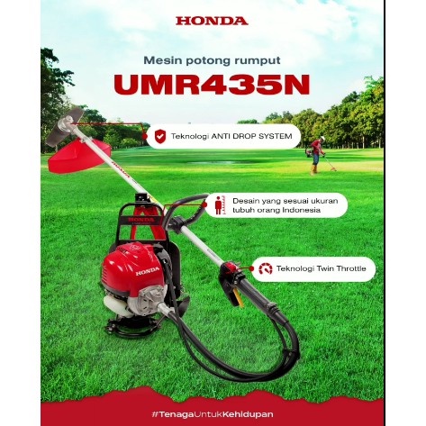 Jual Mesin Potong Rumput Gendong UMR 435 N Brush Cutter 4 Tak UMR435N HONDA / TASCO / BADJA ...