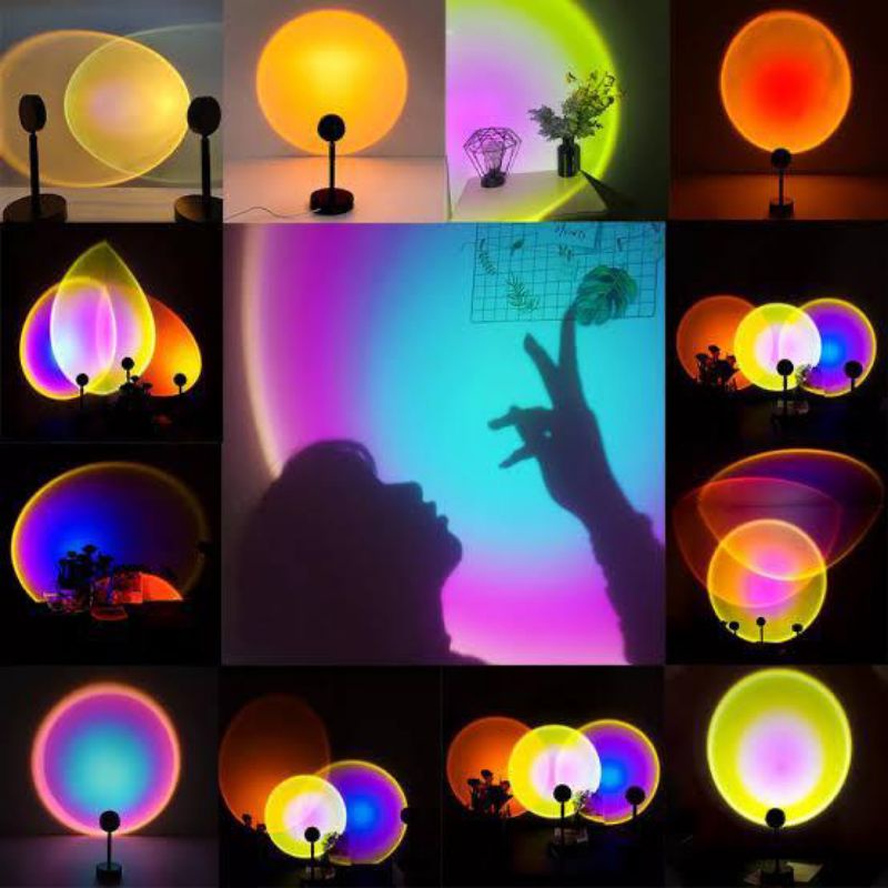 Jual GG - sunset lampu selfie Proyektor Led Motif Matahari Terbenam ...