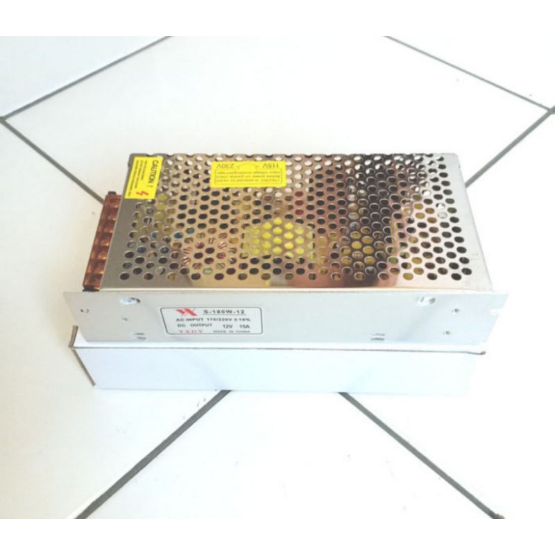 Jual switching power supply 12v 15a high quality 12 volt 15 ampere ...