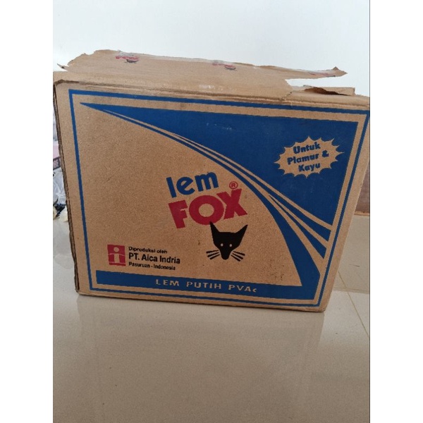 Jual Lem fox putih 350 gram harga per dus | Shopee Indonesia