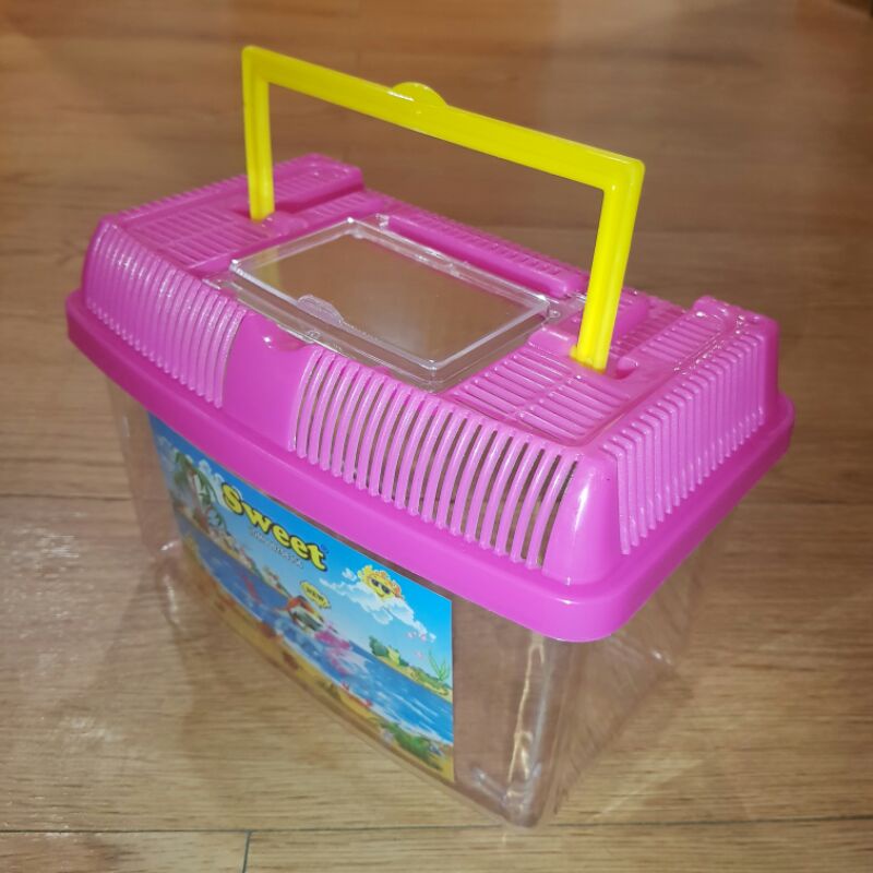 Jual SWEET L Travel Carrier Akuarium Kandang Wadah Tempat Pet Binatang ...