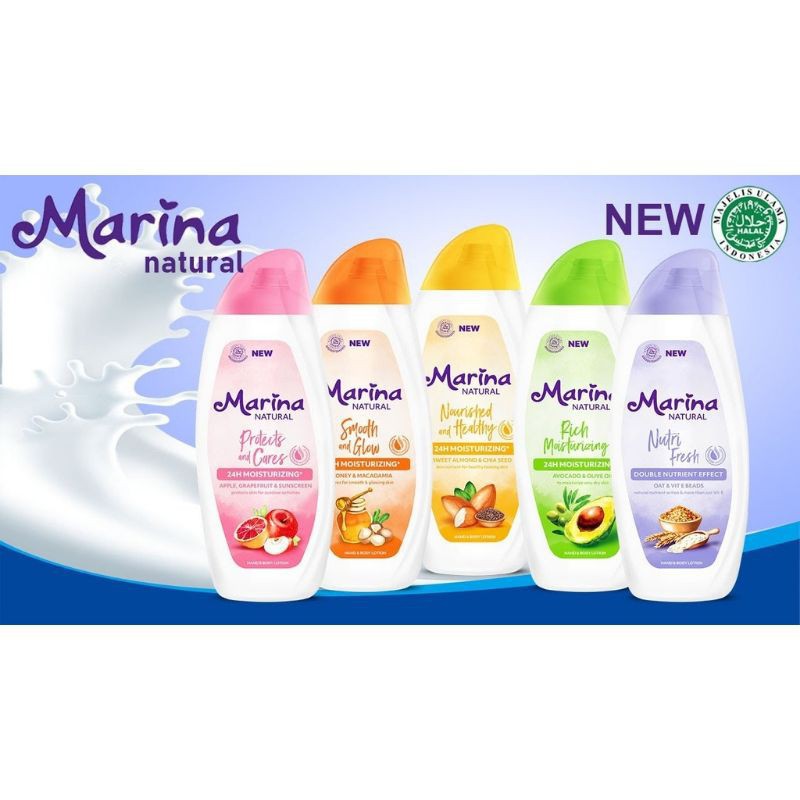 Jual Marina Hand & Body Lotion Natural 75ml | Shopee Indonesia