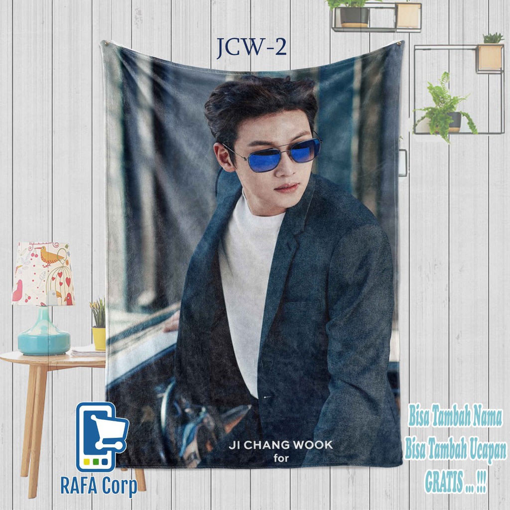Jual selimut ganteng ji chang wook - selimut artis korea ji chang wook ...