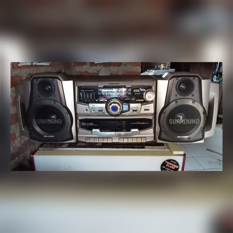 Jual Radio compo tape Sharp pemutar kaset pita jadul | Shopee Indonesia