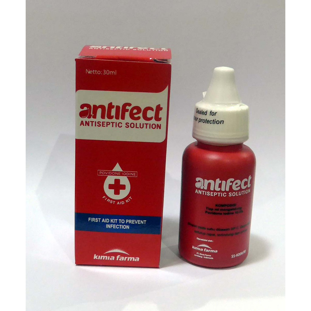 Jual Obat Luka Antifect Antiseptik Luka 30ml 805314 | Shopee Indonesia