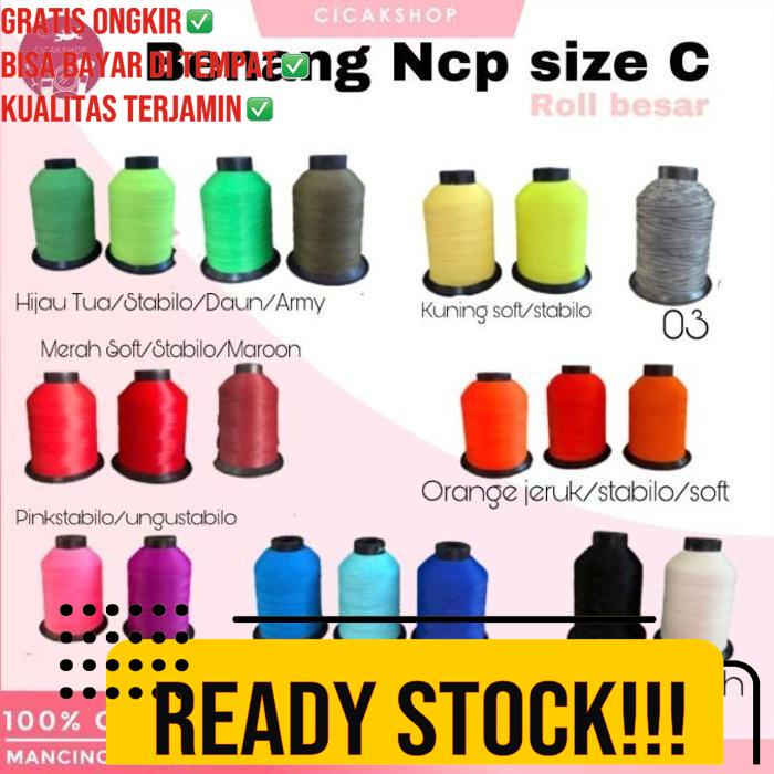 Jual Benang Ncp Size C Roll Besar Wraping Joran | Shopee Indonesia