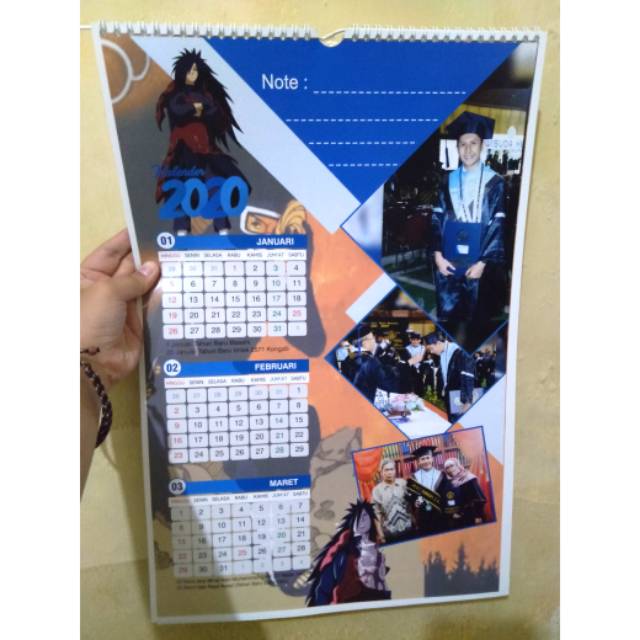 Jual Kalender gantung spiral 4 lembar | Shopee Indonesia