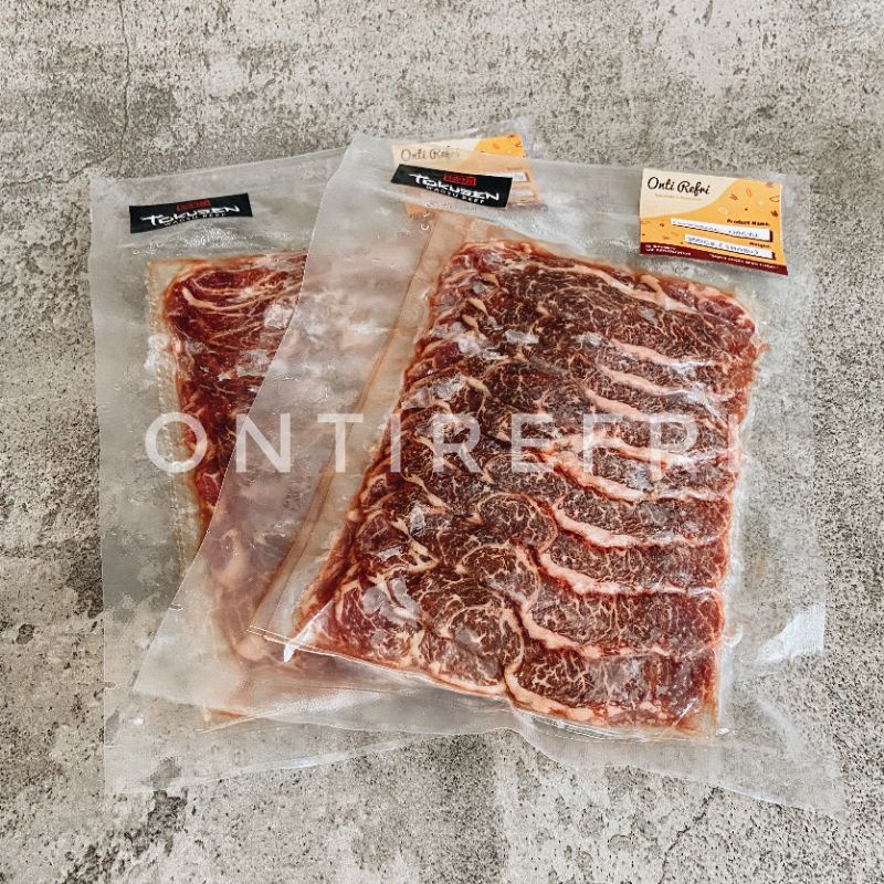 Jual *SHABU* Tokusen Wagyu Chuckroll MB4-5 (200gr) / Daging Wagyu Slice ...