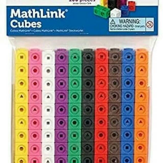 Jual Learning Resources Mathlink Cubes Educational Counting Toy "Repack ...