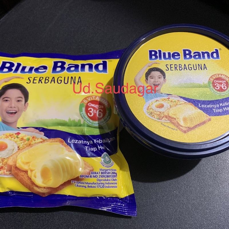Jual Blue Band Serba Guna Margarine Sachet / Tube 200gr | Shopee Indonesia