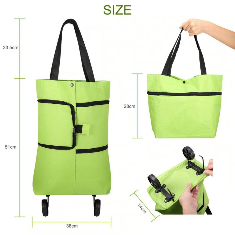 Jual Tas Keranjang Kantong Troli Trolli Trolley Troly Tote Bag Belanja ...