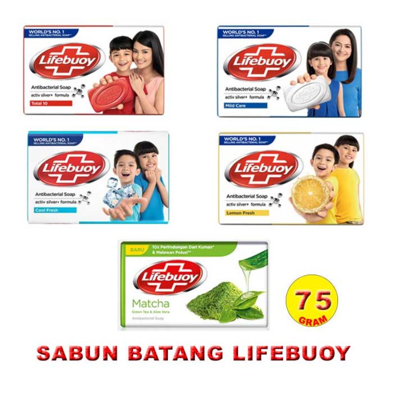 Jual Lifebuoy Sabun Mandi Batang Soap Bar All Variant 75gr | Shopee ...