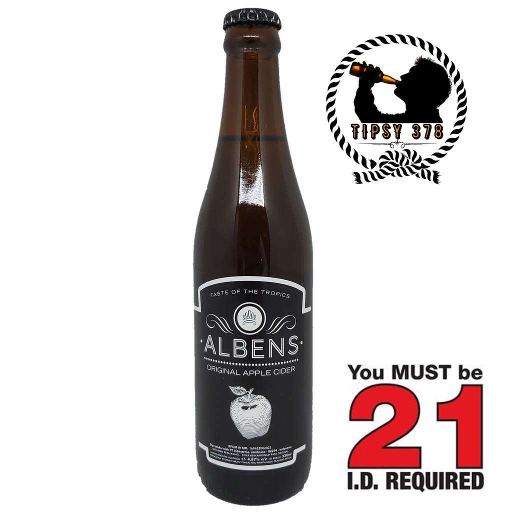 Jual Beer Albens Apple Cider Original Flavour 330ml (ECER/SATUAN ...
