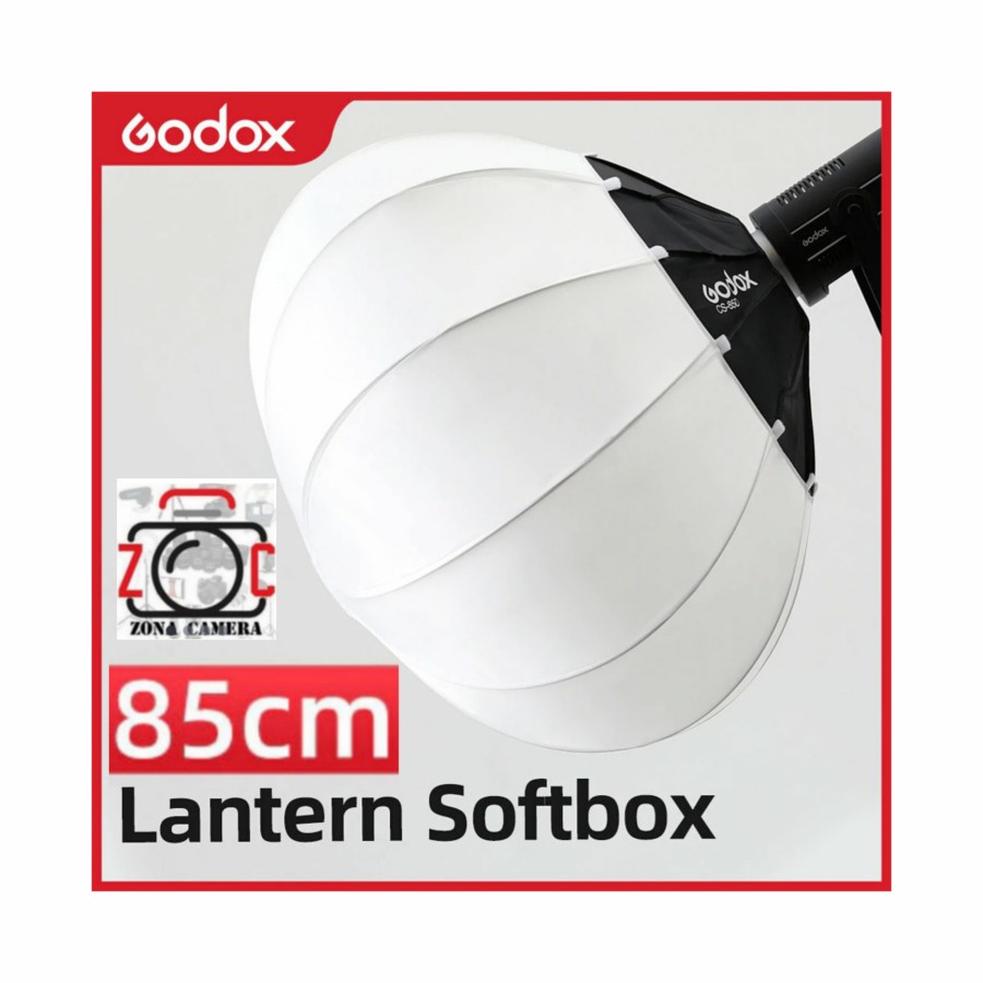 Jual Godox Softbox Lantern 85cm Reflector Umbrella Putih diffuser Bowen ...
