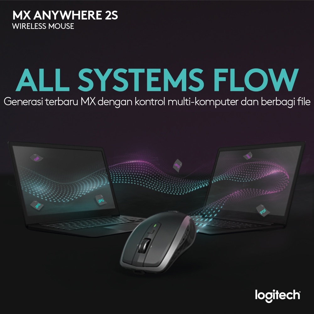 Jual Logitech MX Anywhere 2S Mouse Wireless, Bluetooth, Rechargeable ...