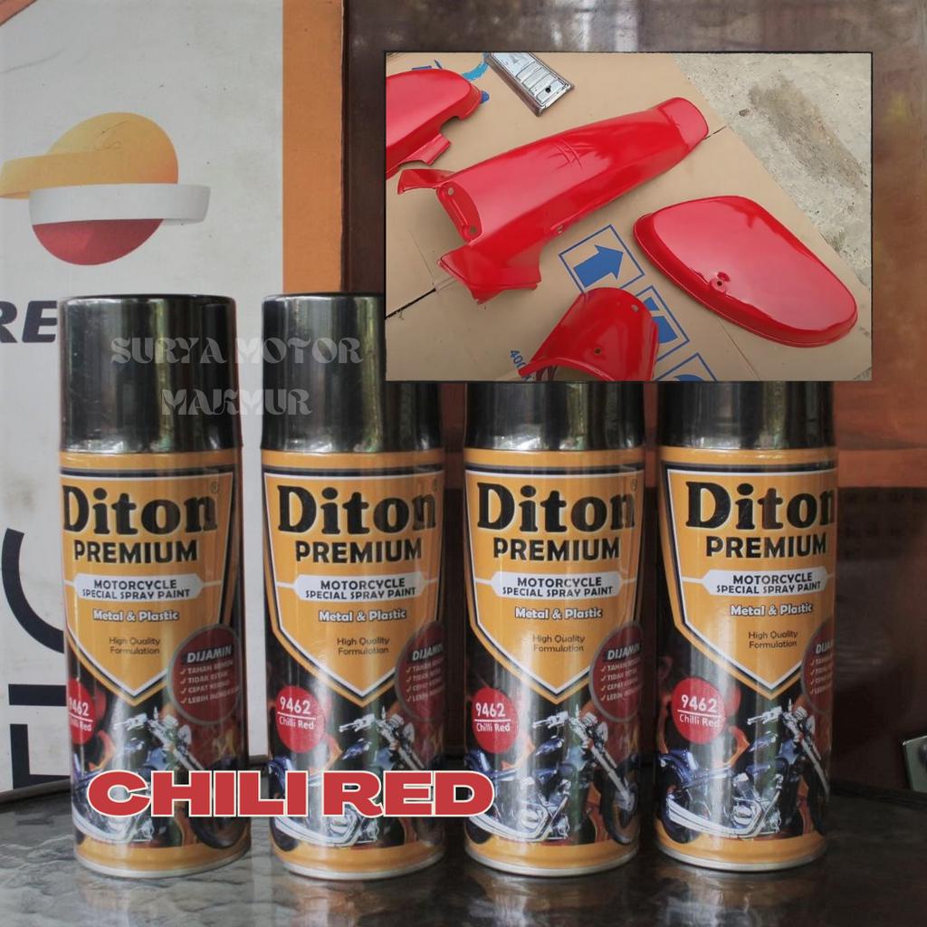 Jual Pilok / Pilox Diton Premium 9462 : Chilli Red Warna Merah Cat ...