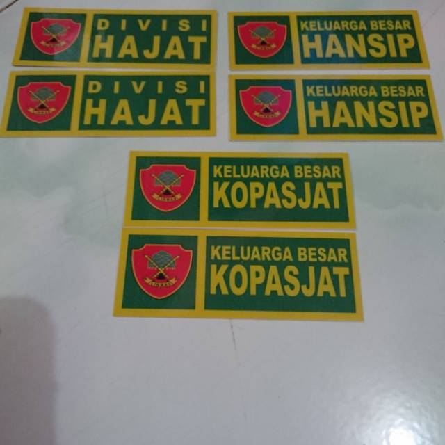 Jual Stiker unik HANSIP isi 6pcs | Shopee Indonesia