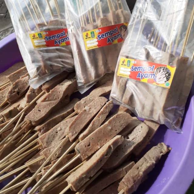 Jual Sempol Ayam Sayur Tusuk Bambu Tanpa Pengawet Maupun Pewarna ...