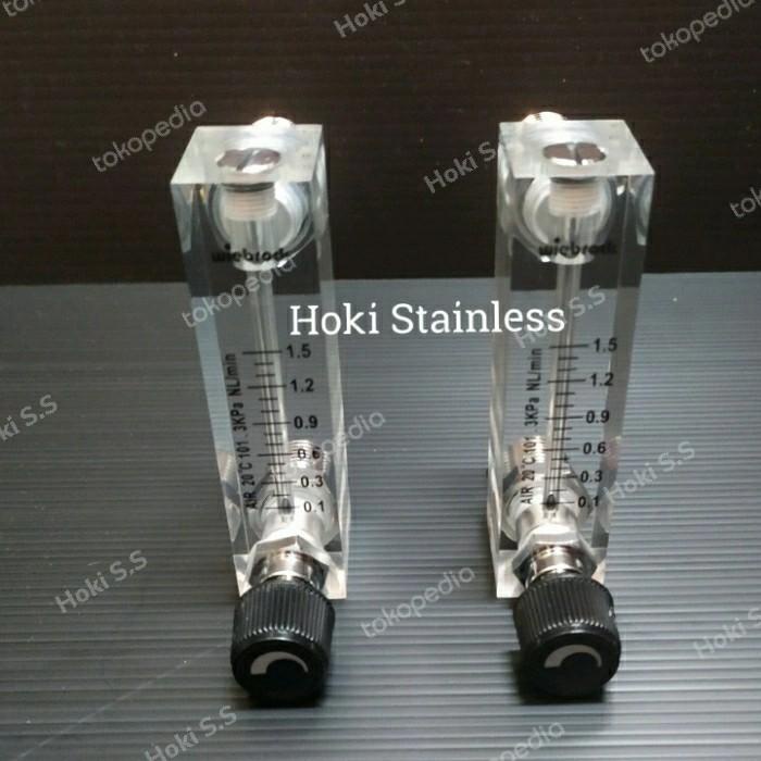 Jual Flow Meter Flowmeter Rotameter Udara / Gas / Air 3.0 Ni / Min ...