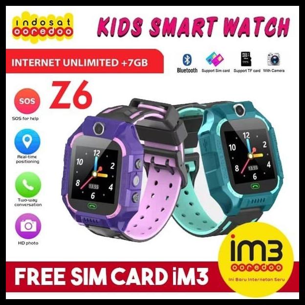 Jual Dennos Z6 Kids Smart Watch Imoo Free Sim Card | Shopee Indonesia