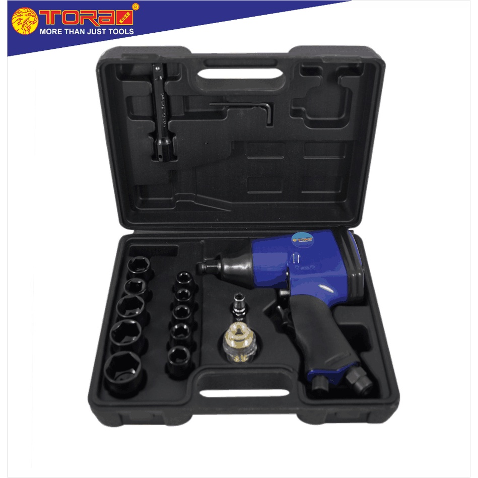 Jual TORA Air Impact Set Bor Baut Obeng Angin Kompresor 1/2 Inch KIT ...