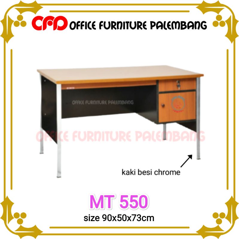 Jual meja kantor sae mas mt 550 meja security meja kerja meja tulis meja komputer | Shopee Indonesia