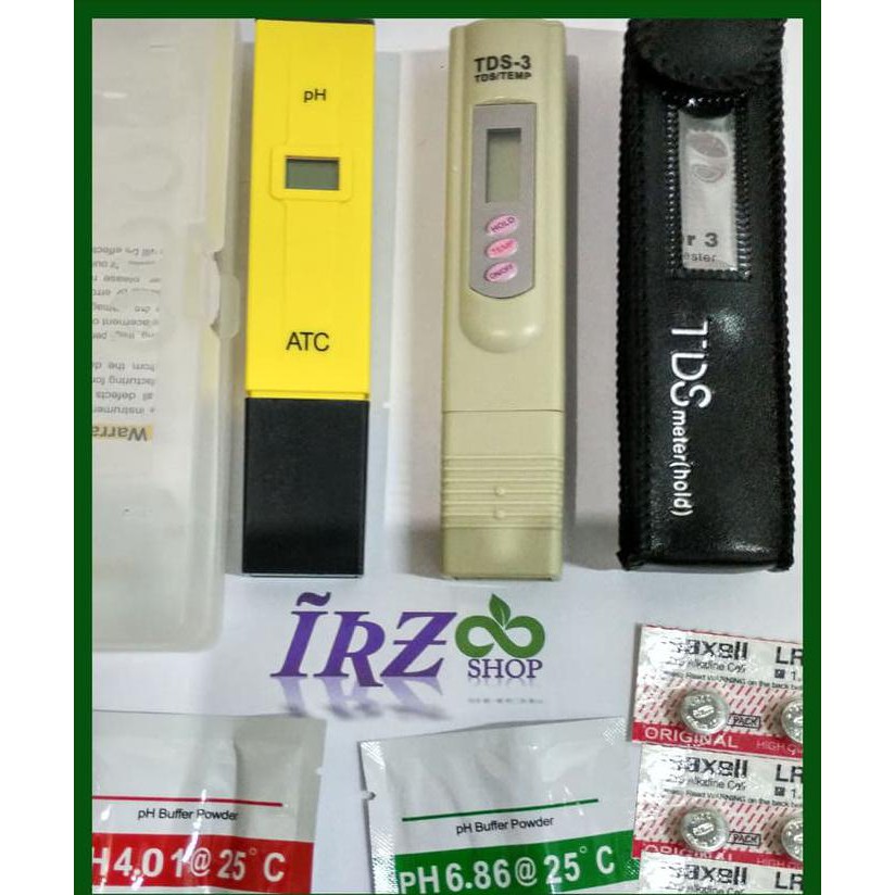 Jual PH meter dan TDS 1 paket untuk hidroponik | Shopee Indonesia