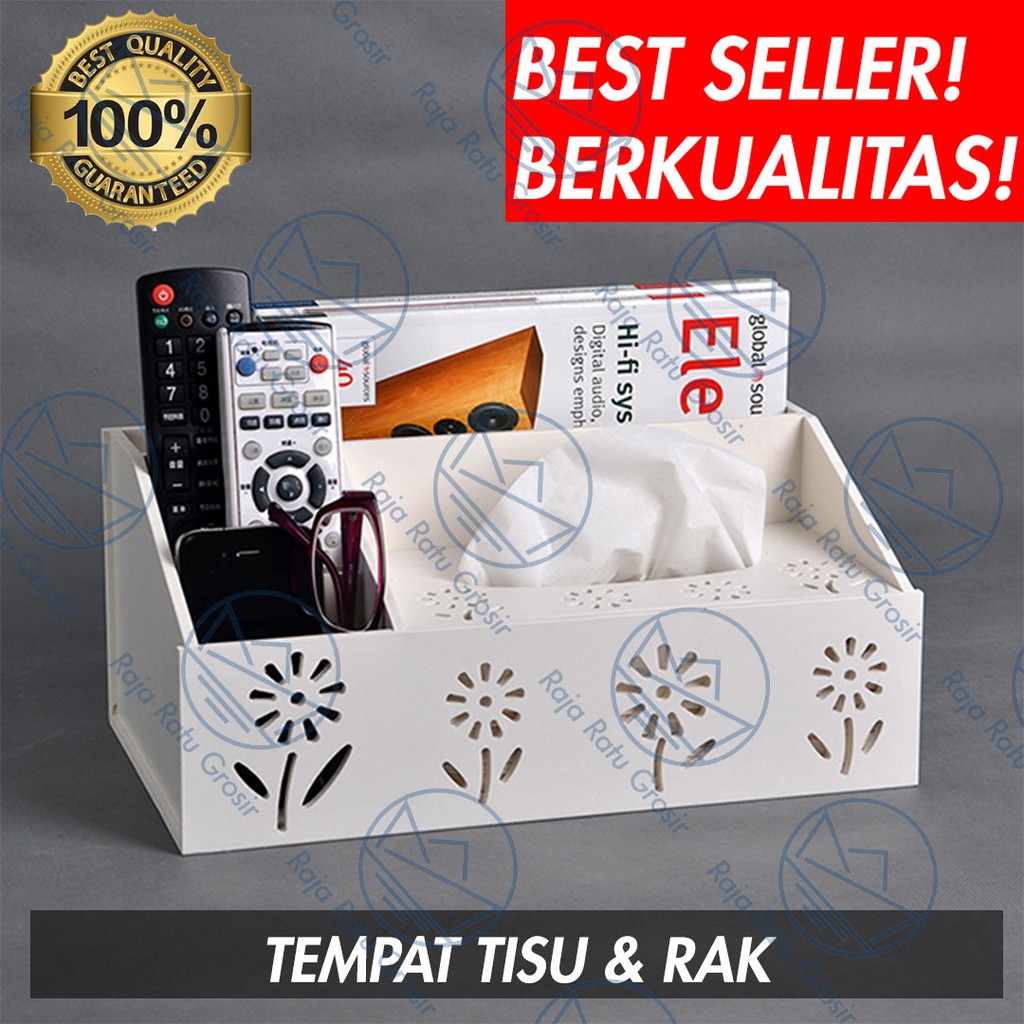 Jual S715 KOTAK TISU RAK TISSUE KOSMETIK REMOTE MAJALAH PENSIL ...