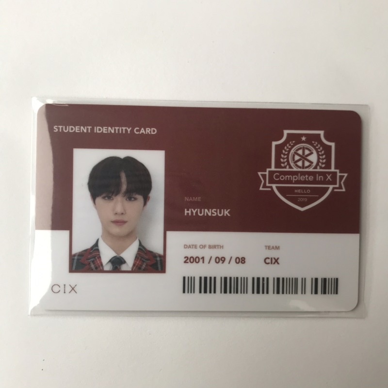 Jual HYUNSUK CIX ID CARD | Shopee Indonesia