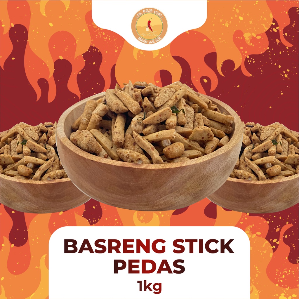 Jual Basreng Stick / Basreng Viral Daun jeruk 1kg | Shopee Indonesia