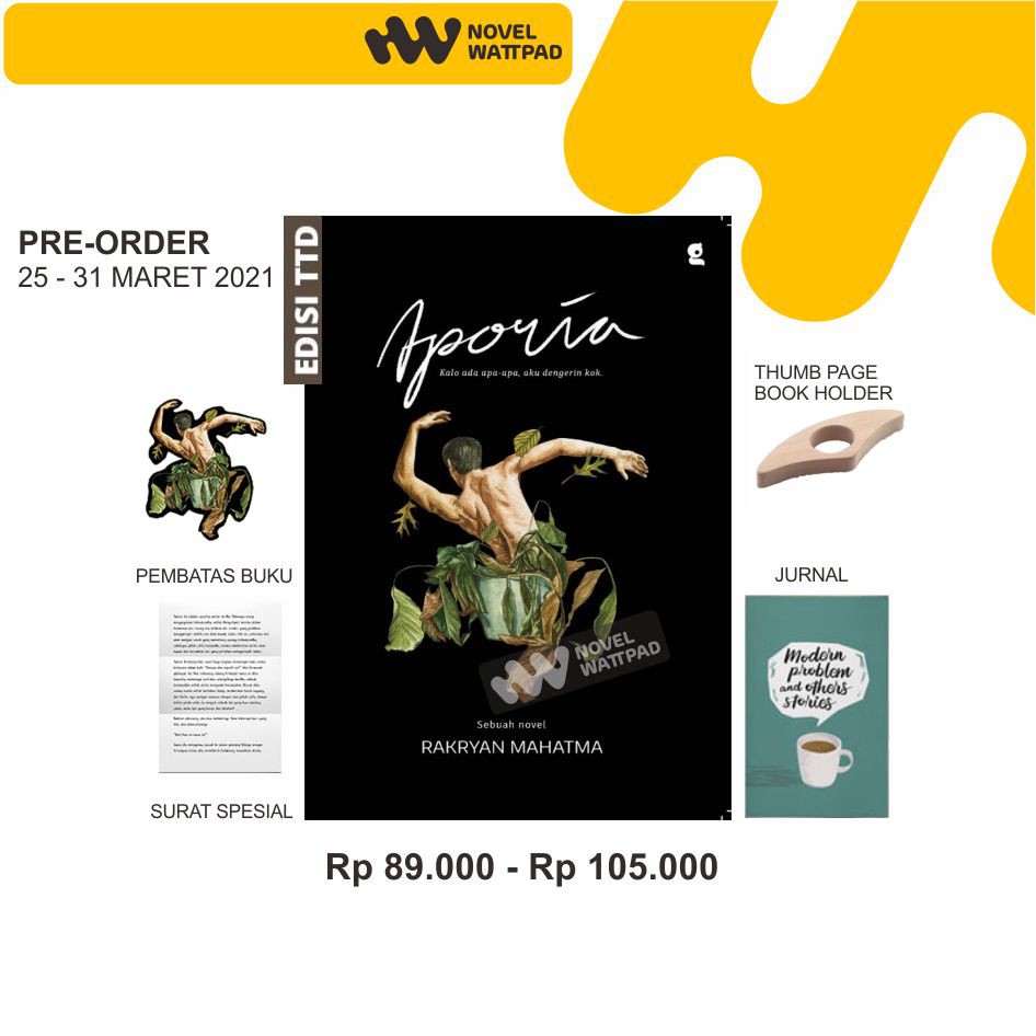Jual NOVEL APORIA RAKRYAN MAHATMA | Shopee Indonesia