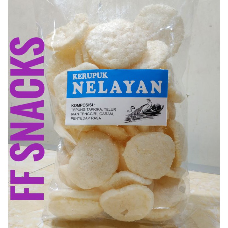 Jual Kerupuk Bangka Ikan Tenggiri Nelayan / Kualitas = Purnama / Raja ...