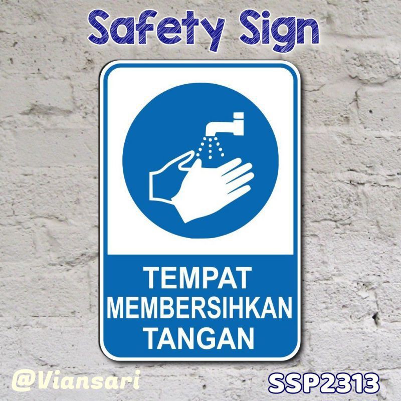 Jual Viansari Safety Sign Label Rambu Petunjuk K3 EESH - Tempat ...