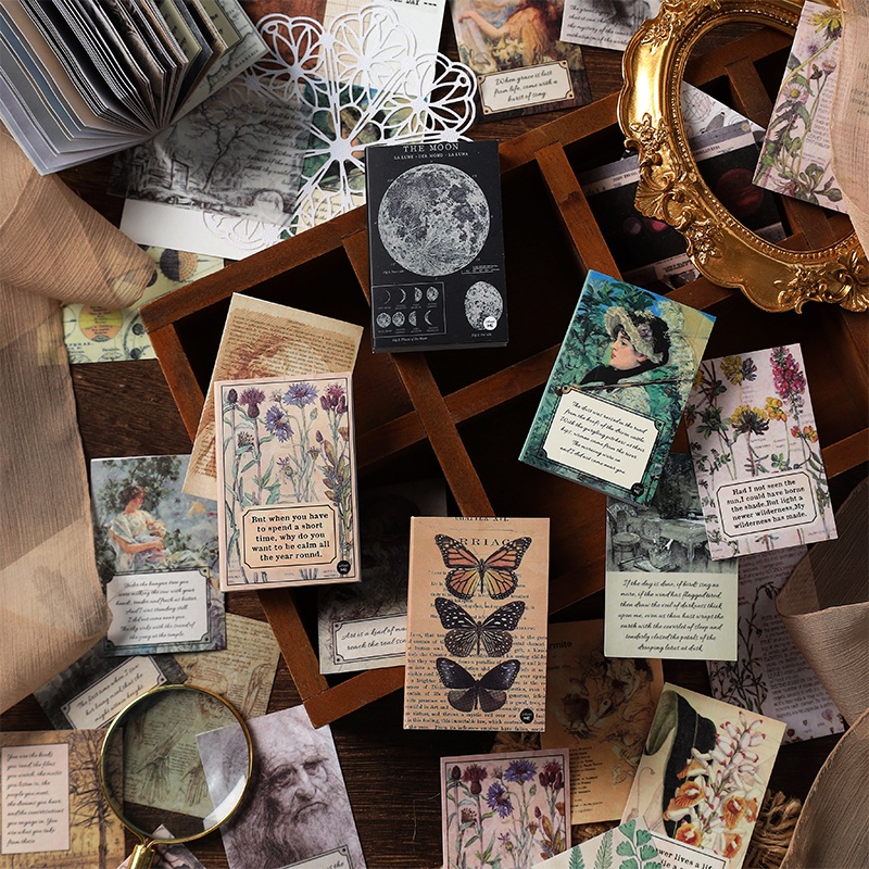 Jual 50pcs / Pak Stiker Motif Pemandangan Alami Untuk Dekorasi ...