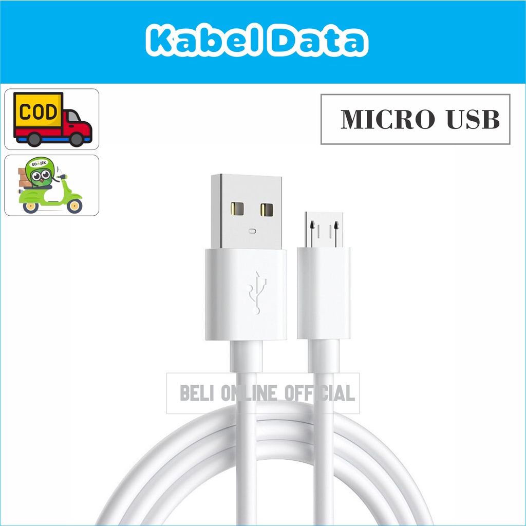 Jual Kabel data Micro Usb Hp Android Smartphone Kabel Cas / Charger ...