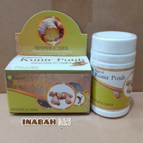 Jual Kapsul Kunir putih 50 kapsul BPOM | Shopee Indonesia