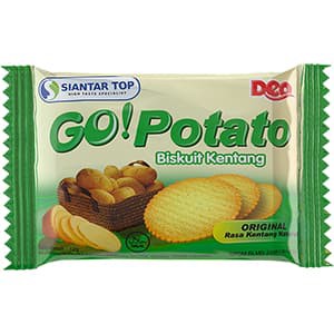 Jual Biskuit Kentang Go Potato / Gopotato kemasan renceng | Shopee ...