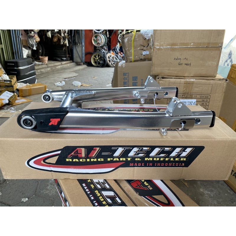 Jual Swing arm aitech cb dan gl100 oval polos arm alumunium oval pnp cb ...